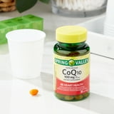 Spring Valley Rapid-Release CoQ10 Heart Health Dietary Supplement Softgels, 100 mg, 30 Count HSA ...