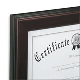 DAX Rosewood Document Frame, Wall-Mount, Plastic, 8 1/2 x 11 - Walmart.com