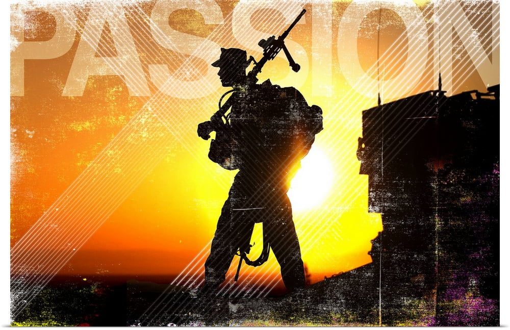 Great BIG Canvas | Rolled Kate Lillyson Poster Print entitled Military ...