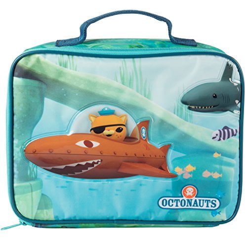 Octonauts Insulated Lunch Sleeve - Reusable Heavy Duty Tote Bag w Mesh ...
