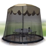 IdeaWorks Patio Outdoor Net Enclosure 11' Bug-Free Umbrella Table ...
