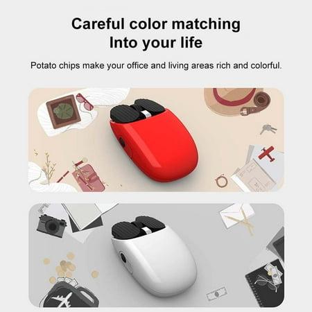 Original Potato Chip Gesture Bluetooth Mouse Cute Potato Chip Gesture ...