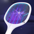 Bug Zapper, Mosquito Zapper USB/rechargeable, electric fly swatter lamp ...