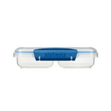 Sistema 1.4 Cup Small Split To Go Food Storage Container, Blue ...