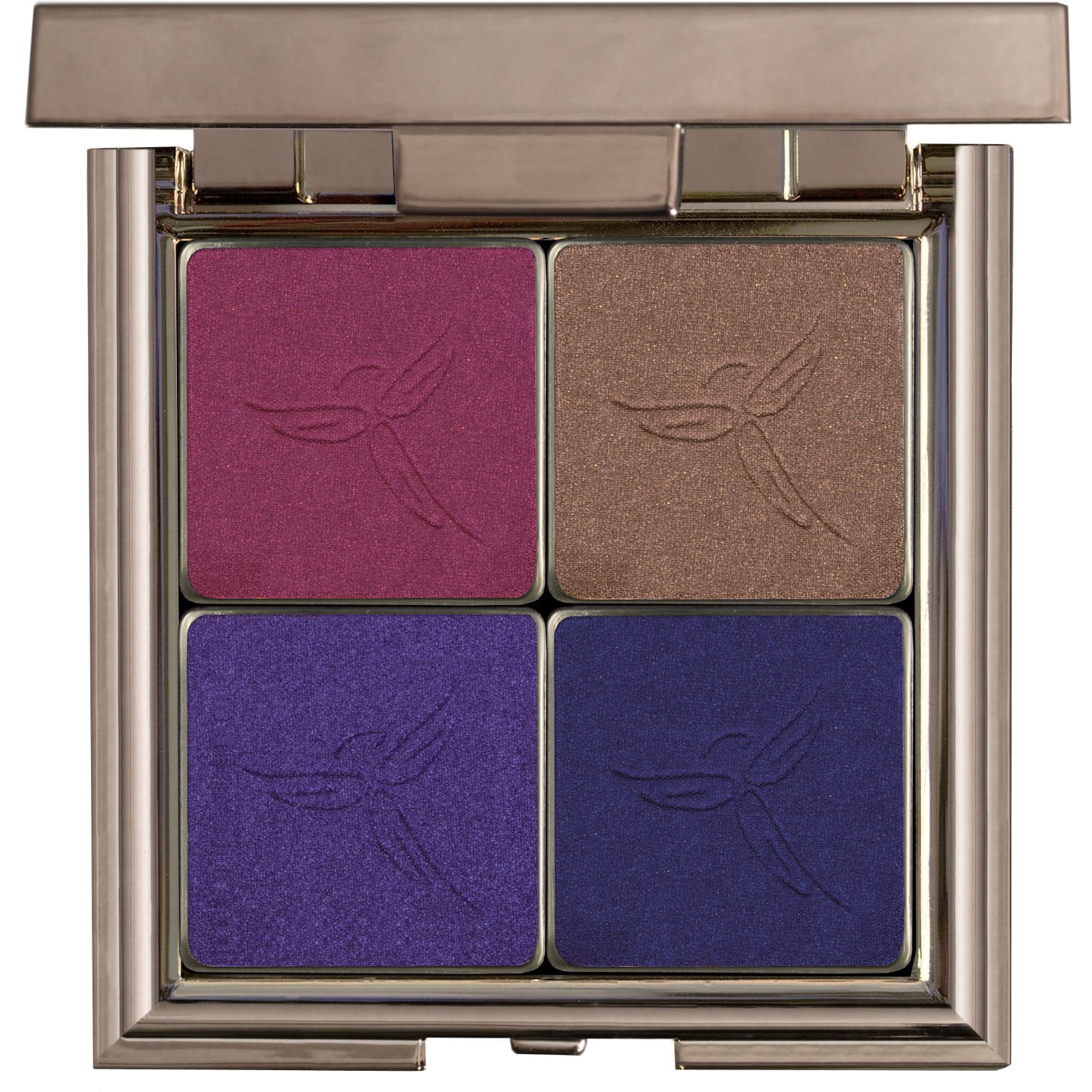 Gallany Cosmetics Eye Shadow Quad Palette, Dark Purple and Blue Shadow ...