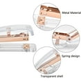 Rose Gold Acrylic Stapler Desktop Stapler, For 24/6 And 26/6 Staples ...