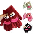 3D Sausage Mouth Gloves with Screentouch Finger Elastic Cuffs Gloves ...