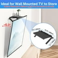 13 Ih Wide Platform TV Top Shelfs - Adjustable Cable Box Shelf for Wall ...