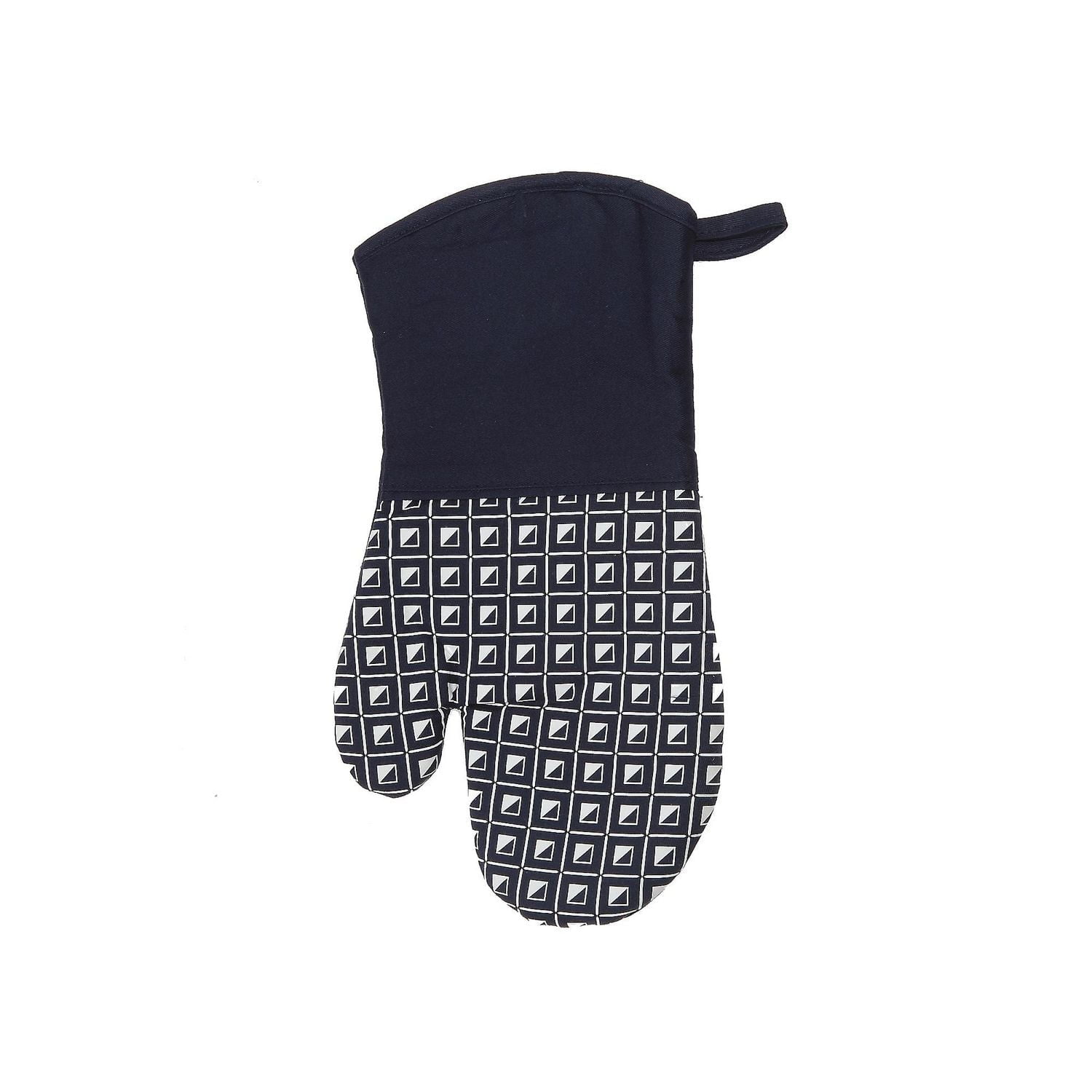 Click here for Ih Casadécor Silicon Print Oven Mitt (Geo) (Navy B... prices