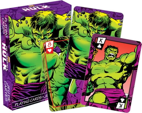 Marvel- Hulk Comics Playing Cards Deck - Walmart.com