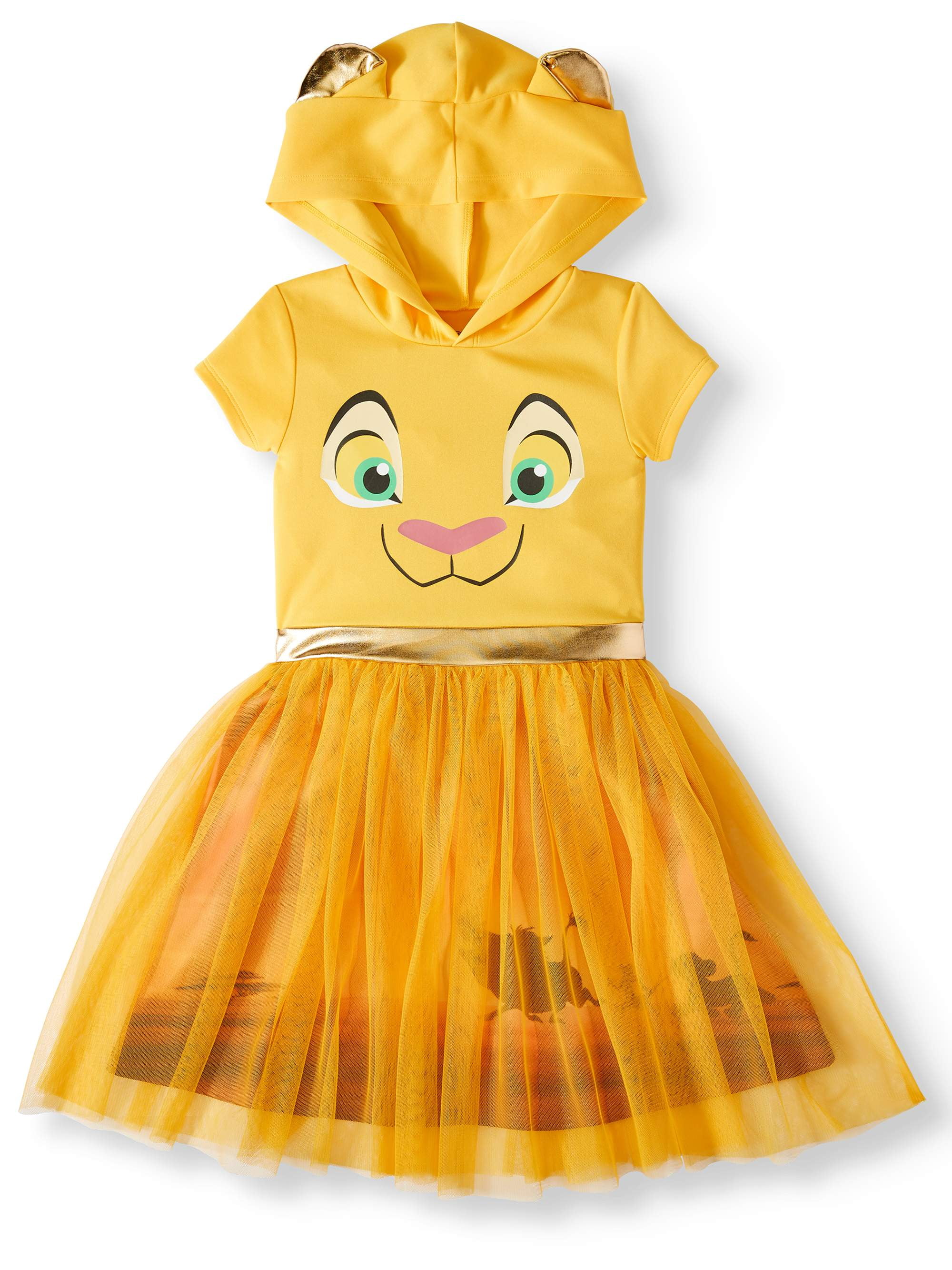 Nala Lion King Cosplay Dress With Hood (Little Girls & Big Girls ...