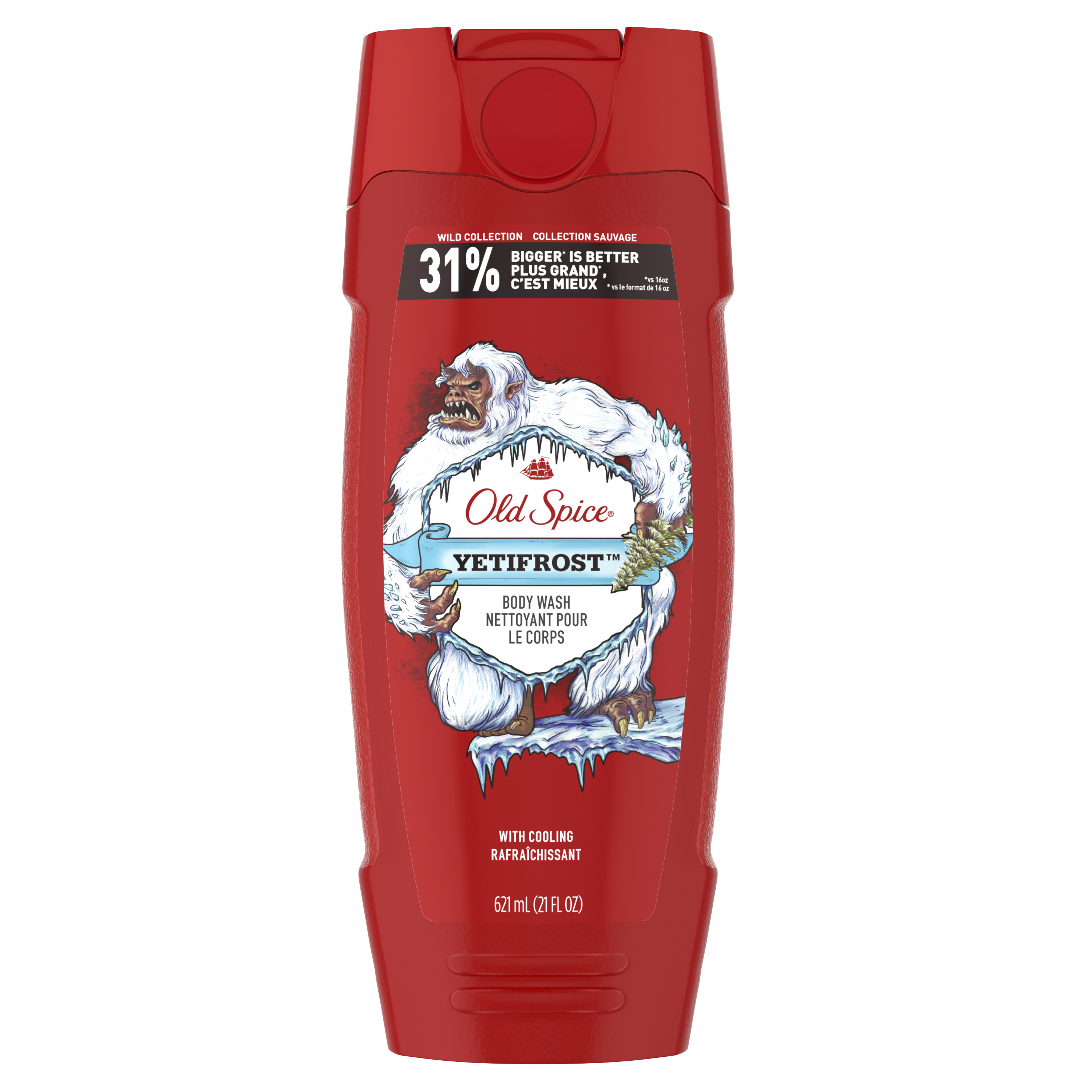 Old Spice Yetifrost Scent Body Wash With Cooling For Men 21 Fl Oz Old Spice Yetifrost Scent Body Wash With Cooling For Men 21 Fl Oz