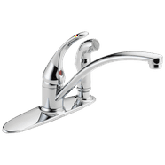 Delta Collins Single Handle Kitchen Faucet, Available in Various Colors ...
