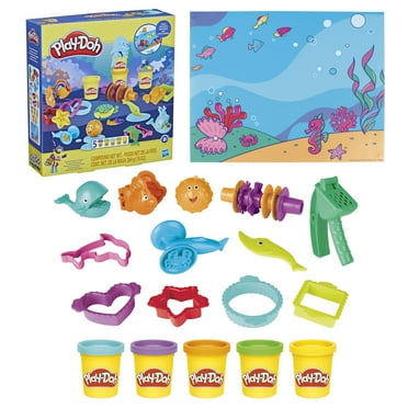Play-Doh Kids Trolls Press N Style Salon Model Kit Play Dough Set ...