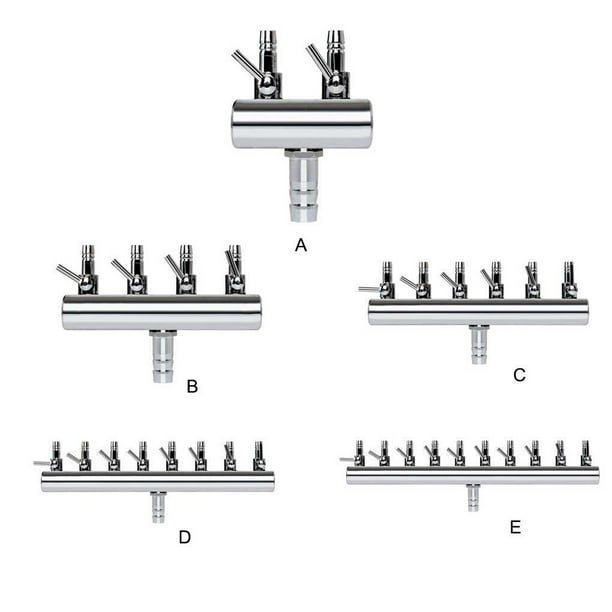 ziyahi Hotel Fishtank Air Flows Slitter Adjustable Oxygen Pipe Splitter ...
