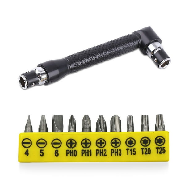 keepw Socket Wrench L-shaped Double Head 25.21mm Screw Driver Bits ...