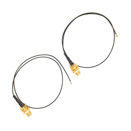 Wchiuoe 2Pcs IPEX 4 To RP‑SMA Female Cable Omnidirectional Wire For M.2 ...