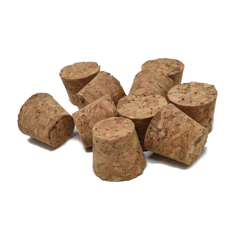 Tapered Cork Stopper, Natural, 1/2-Inch, 10-Count - Walmart.com