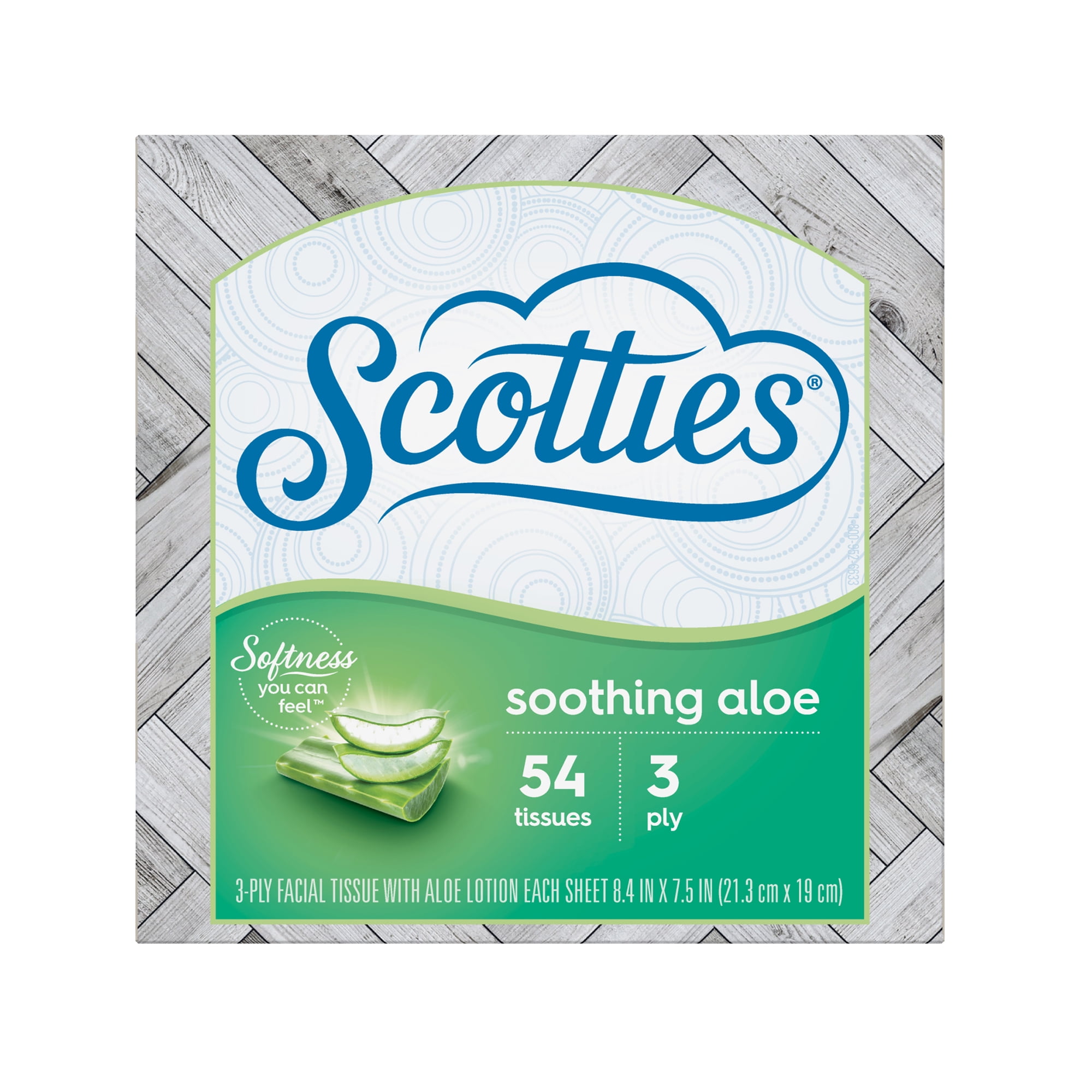 Scotties Soothing Aloe 3-Ply Facial Tissue, 54 Sheets – BrickSeek