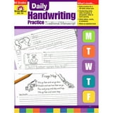 Daily Handwriting Practice Book: Traditional Manuscript - Walmart.com