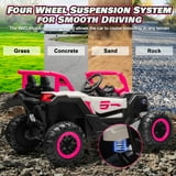 Joyracer 24 Volt Ride on Toys 2 Seater, Power Car wheels UTV with 4 ...