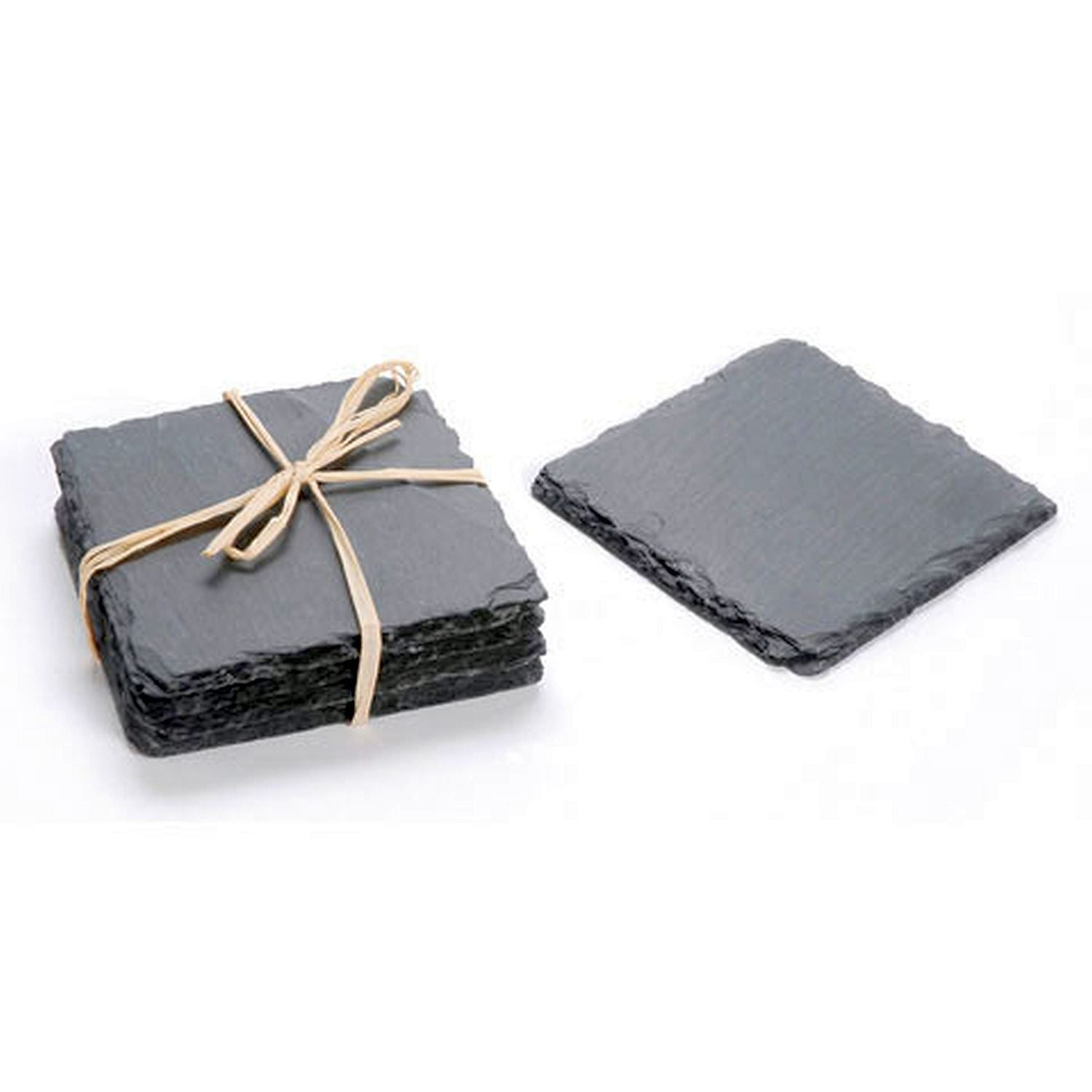 Click here for Bel-Air Slate Coasters - 4pc Set Grey prices