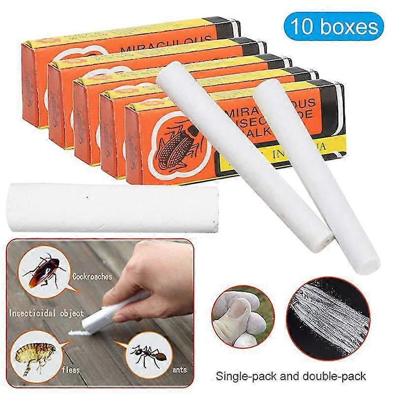 Pack Of 10 Cockroach Repellers Magic Dust Free Chalk For Cockroachs ...