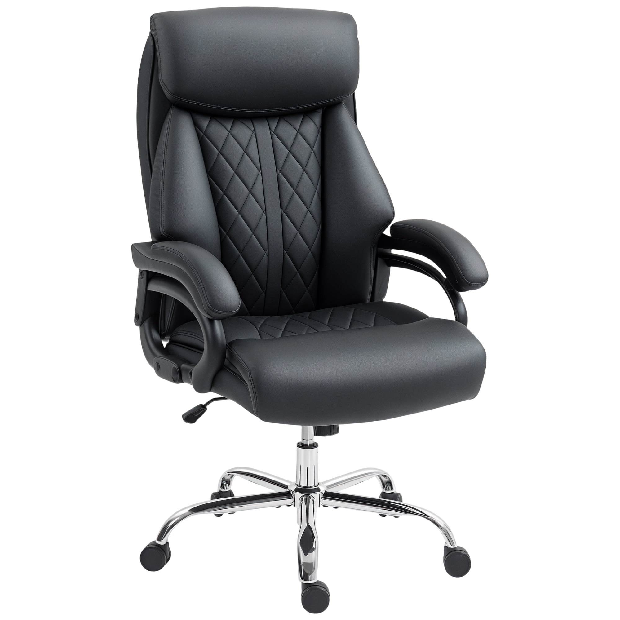 Click here for Homcom Pu Leather Office Chair With Spring Padding... prices
