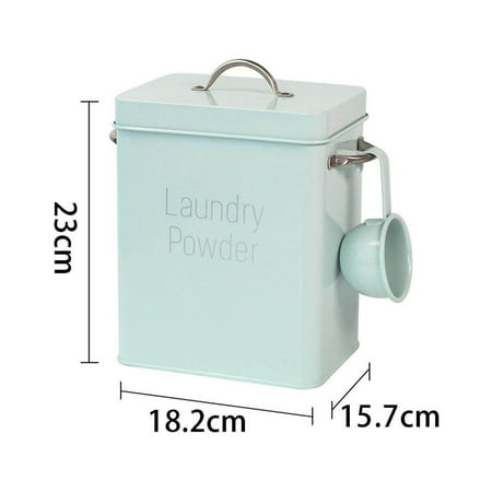 Laundry Powder Container Rice Bin Food Organizer Airtight Cereal Rice ...