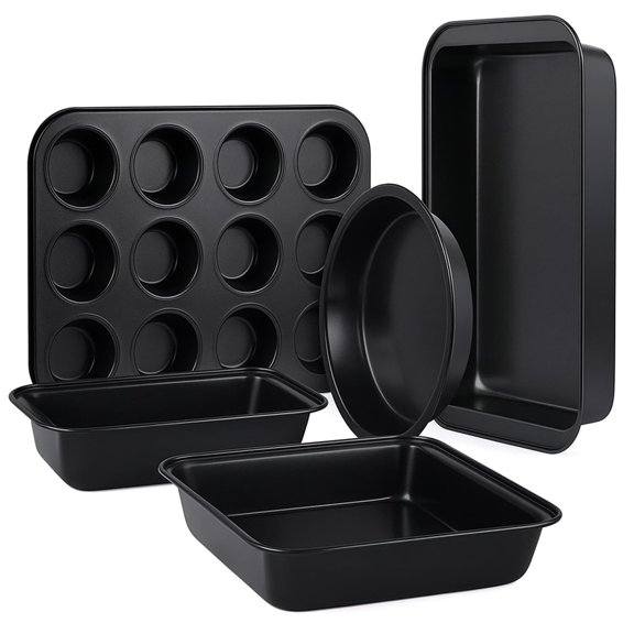 Granitestone Diamond Baking Pans 6 Piece Cookie Sheet Bakeware Set ...