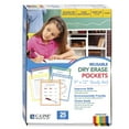 C-Line Reusable Dry Erase Pockets, 9 x 12, Assorted Primary Colors, 25 ...