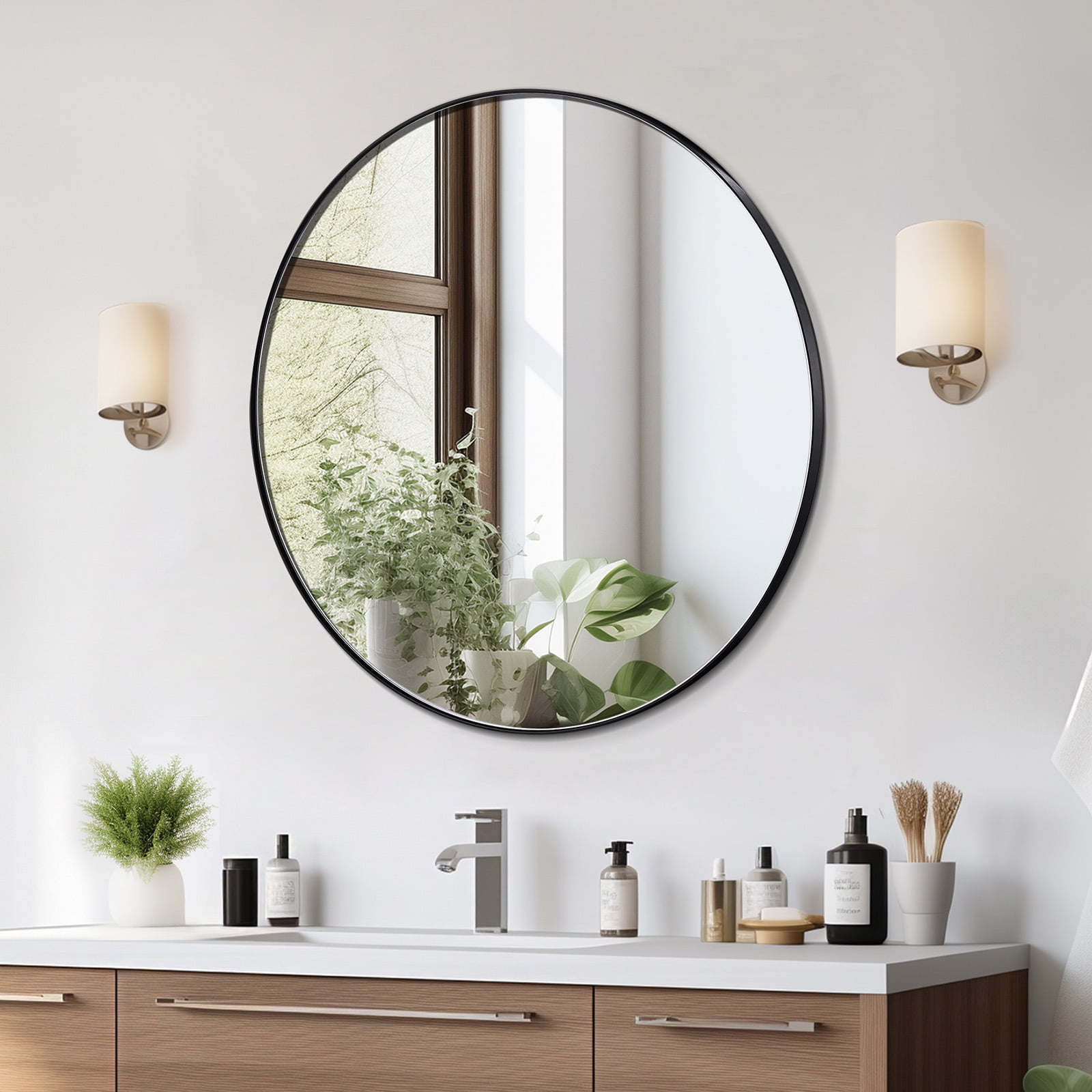 Click here for Vevor Round Wall Mounted Mirror 30 In Mirror With... prices