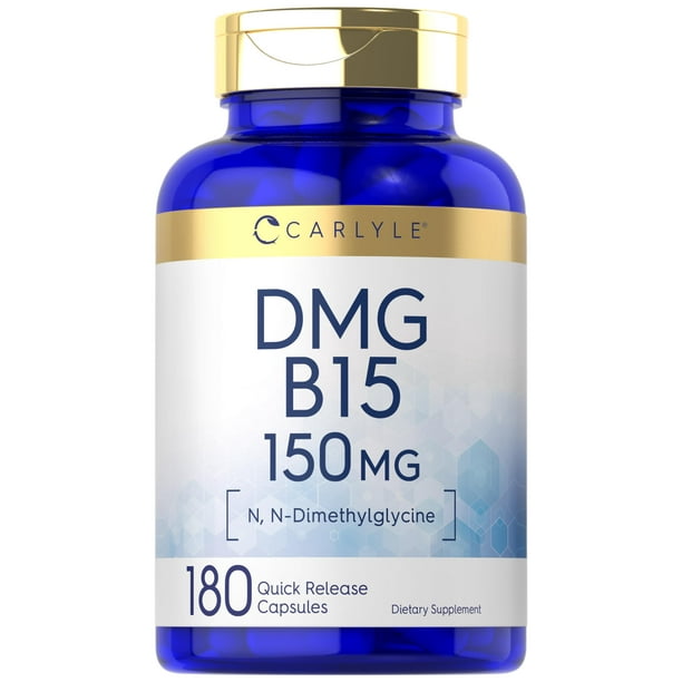 Suplemento Carlyle DMG B15 150 mg 180 cápsulas | Bodega Aurrera en línea