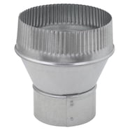 DuraVent DirectVent 6-9/16 in. D X 11 in. L Galvanized Steel Exhaust ...