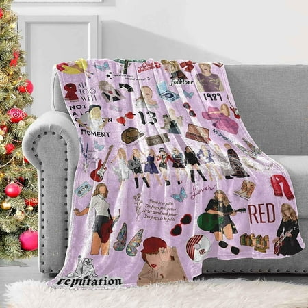 Taylor Swift Throw Blanket,Blanket Bedding,Gift Merch for Music Lovers ...