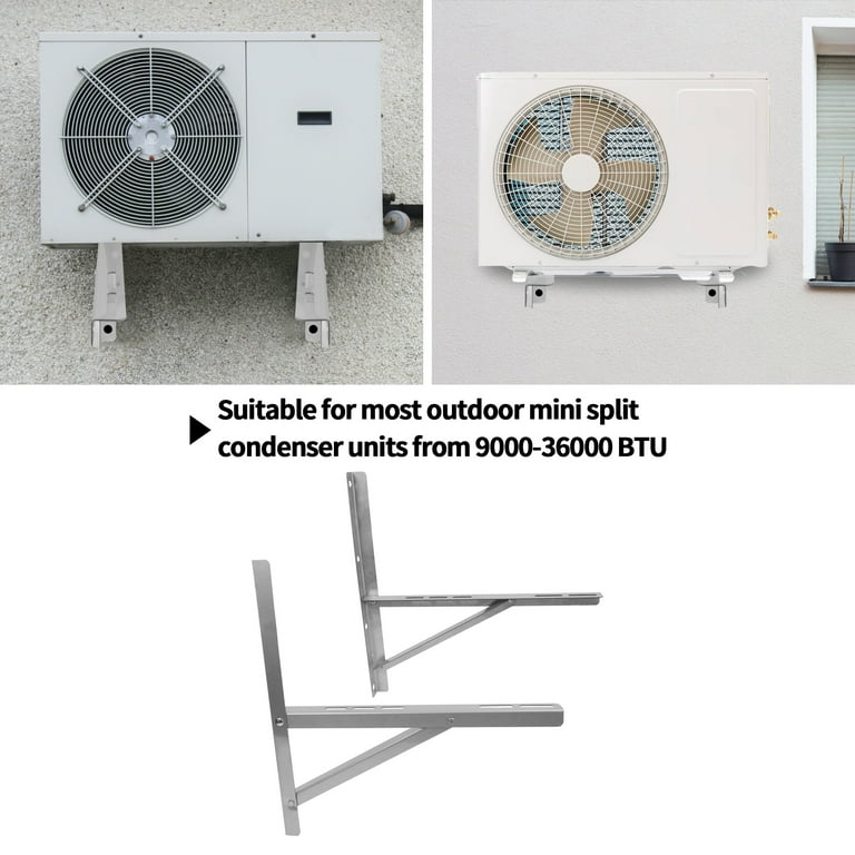 Window Ac Bracket Wall Mounting Bracket For Outdoor Condenser 9000 ...
