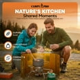 CAMPY PRO 6800 W Portable Gas Stove with Orange 12-Plate Windscreen ...