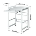 solautey Washing Machine Storage Utility Rack with Countertop, Washing ...