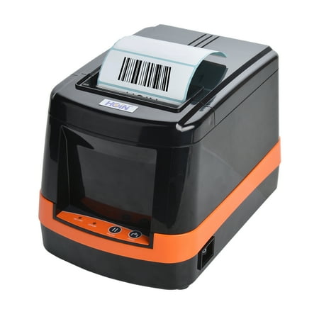 HOIN 80mm USB Thermal Label Printer Wired Barcode Printer BT Connection ...