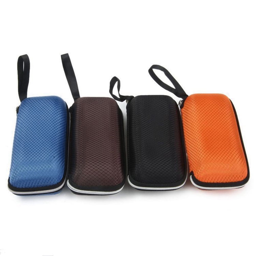 Bluelans Portable Zipper Rectangle Grid Sunglasses Case Hard Eyewear ...