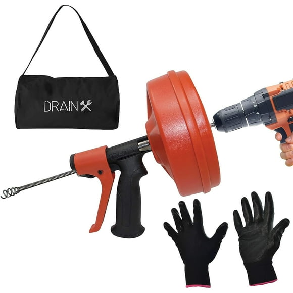 Drain Snake Drill Attachment