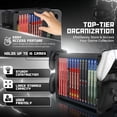 Games Storage Tower with Controller Stand Holder, PS5 Game Disk Rack ...