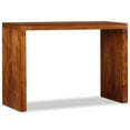 vidaXL Console Table Solid Wood with Honey Finish 43.3"x15.7"x29.9 ...