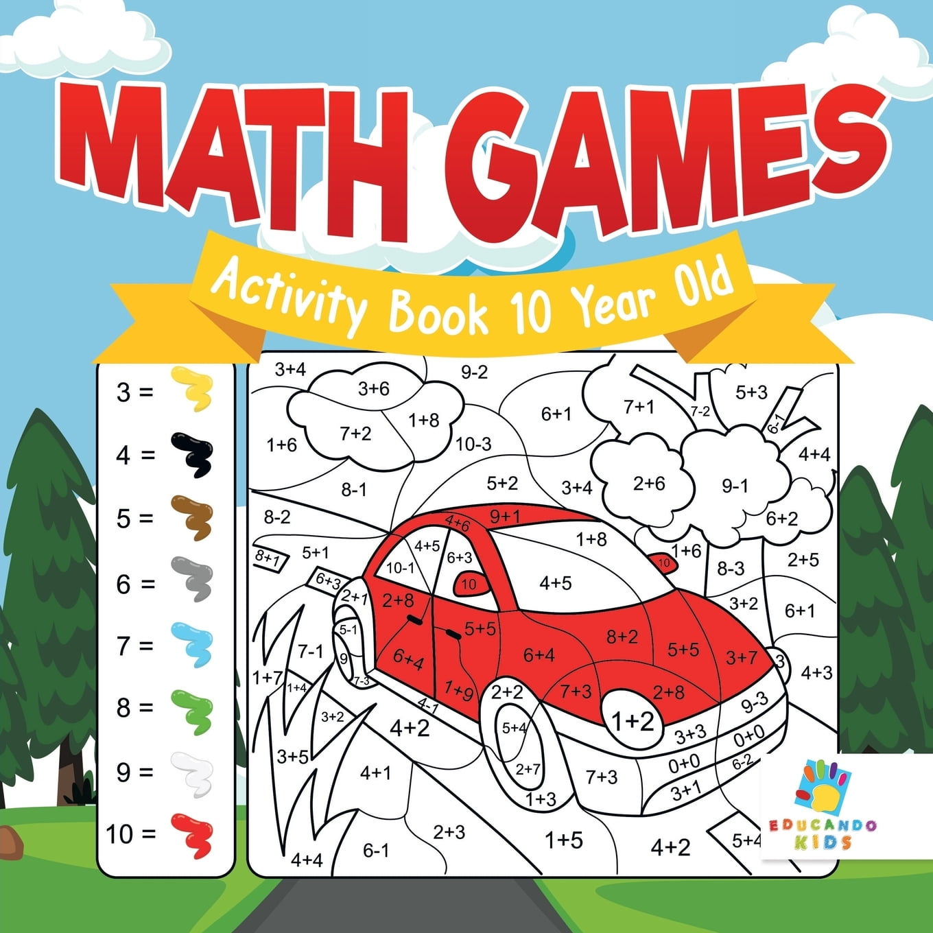 Math Games Activity Book 10 Year Old Paperback Walmart Math Games Activity Book 10 Year Old Paperback Walmart