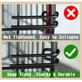 X-Cosrack Large Kitchen Storage Hanging Organization, 6 Pack Foldable ...