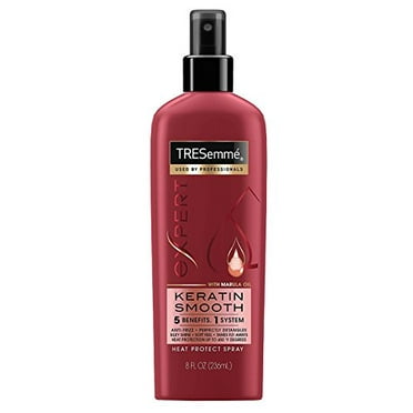 TRESemme Keratin Smooth Heat Defense Spray, With Marula Oil, 8 oz ...
