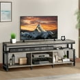 DEXTRUS LED TV Stands w/Power Outlets, Industrial TV Stand for 55/60/65 ...