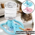 Automatic Cat Water Dispenser, Gravity Pet Water Bowl with Bottle ...