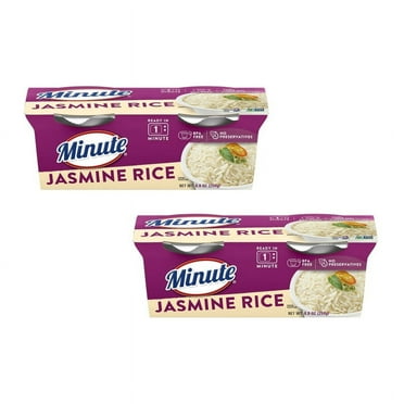 Minute Ready-to-Serve Jasmine Rice, Microwavable Rice KKS1 Cups, 8.8 ...