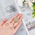 30Pcs Split Flat Ear Wire Bead Earring Hooks French Wire Hooks Earring ...